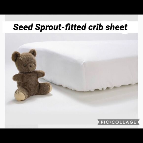 seed sprout | Bedding | Luxuryseedsproutfittedcribsheet0cotton | Poshmark